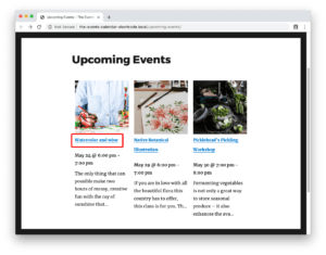 A Complete List of The Events Calendar Shortcodes